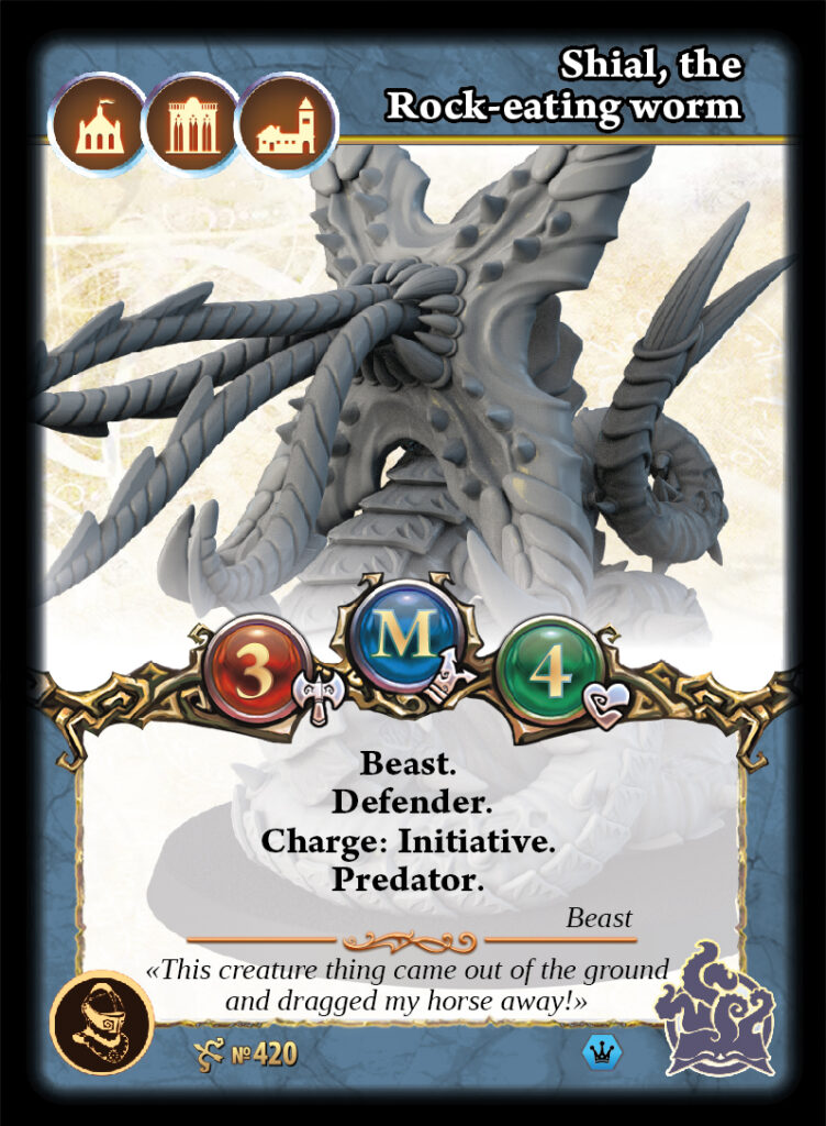 Shial, the Rock-eating worm - SignumGames Wiki