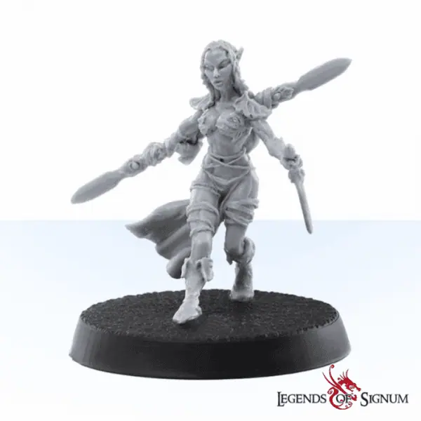 Iysha, Daughter of the Eternal Forest - Resin Fantasy Miniature