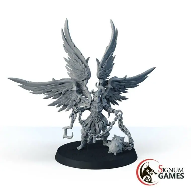 Celestial Knight 03 with Morgenstern - Resin Fantasy Miniature